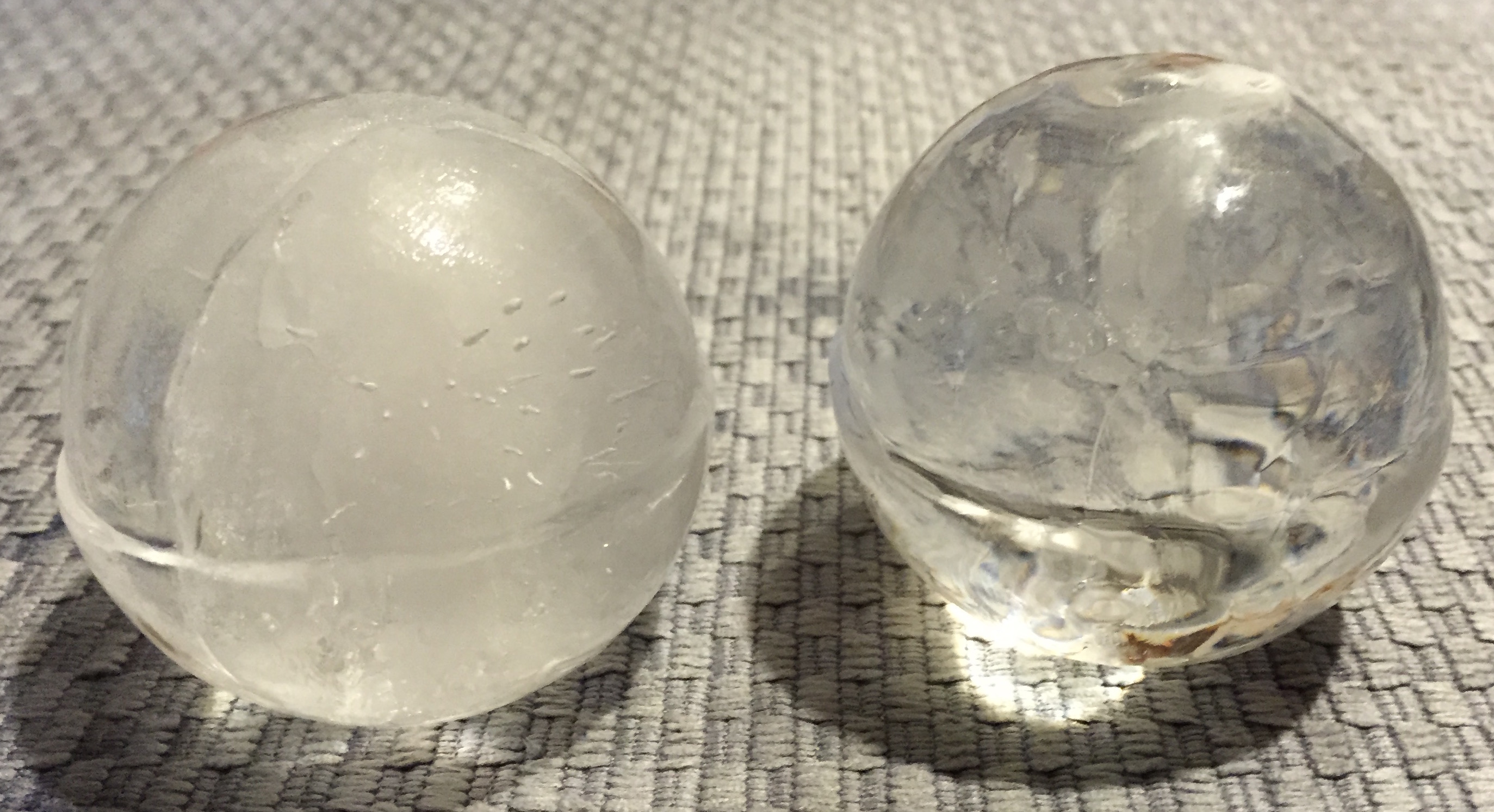Perfectly Clear Ice Spheres – The Wandering Engineer